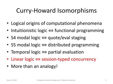 PPT Session Typed Concurrent Programming PowerPoint Presentation