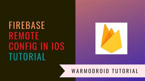 Firebase Remote Config In Ios Tutorial Ios Tutorials For Beginners Youtube