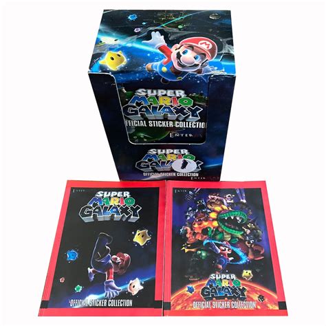 2 Packs Of Super Mario Galaxy Official Sticker Collection Nintendo Stickers Hard To Find