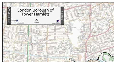 London Borough Of Tower Hamlets Street Map