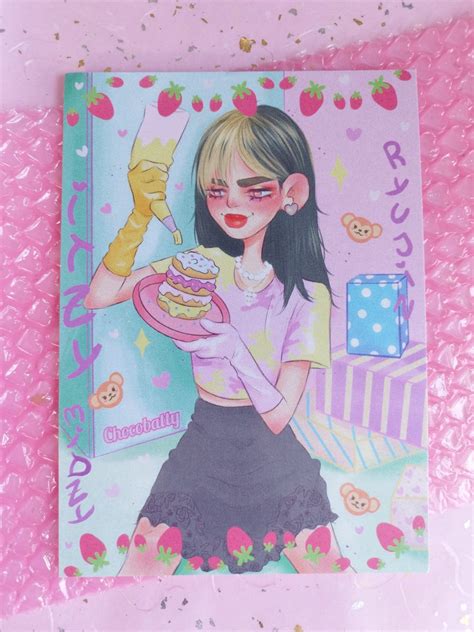 Itzy Ryujin Loco Fanart Kpop Art Print Etsy