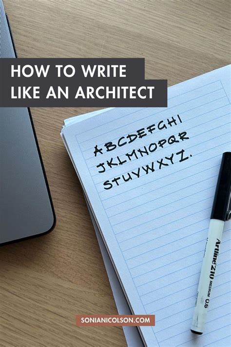 How To Write Like An Architect FREE Guide Sonia Nicolson