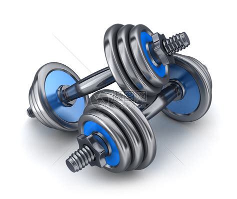 白色背景上的哑铃高清图片下载 正版图片503530756 摄图网
