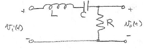solved the input voltage for the following rlc circuit is