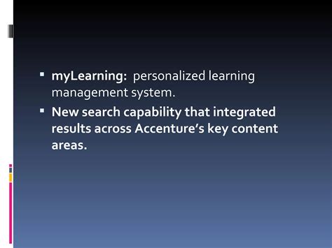 Knowledge Management At Accenture Ppt