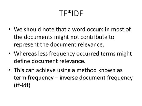 Vector Space Model12345678910111213 Pptx