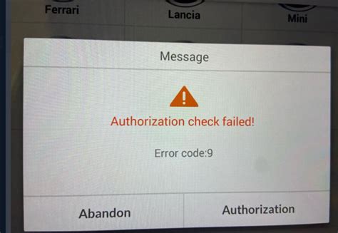 Fixed Autel IM608 Pro Authorization Check Failed Error Code 9