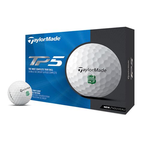 Taylormade 2021 2023 Tp5 My Symbol Golf Balls 6 Dozen Bundle