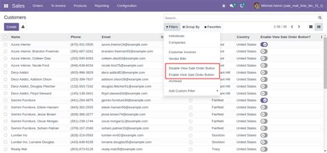 Disable Quotation Online Viewing Button In Email Odoo