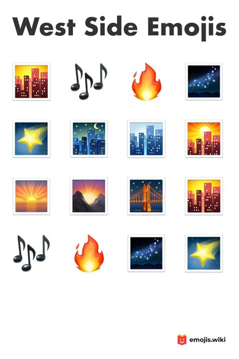 🌆🎶🔥 West Side Emojis Westside Emoji West
