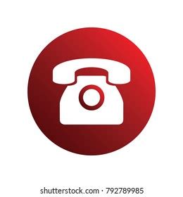 Red Phone Icon Stock Vector Royalty Free 792789985 Shutterstock