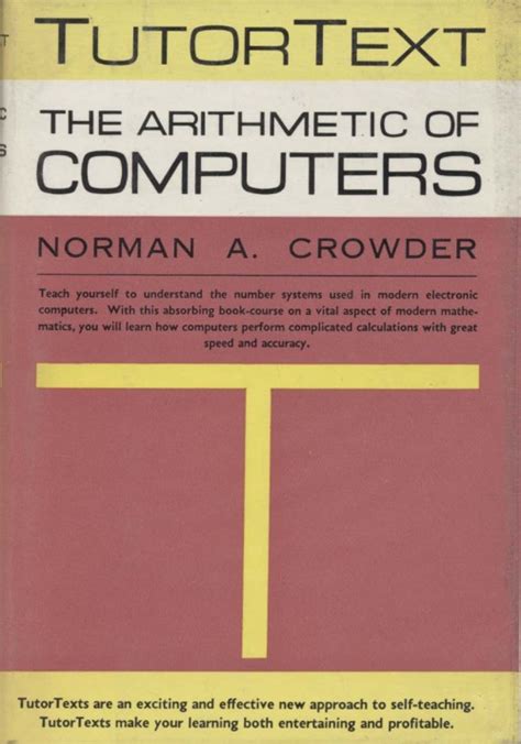 The Arithmetic Of Computers Book Computing History