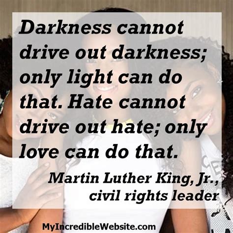 Martin Luther King Jr On Love Vs Hate By John Kremer Love Quotes