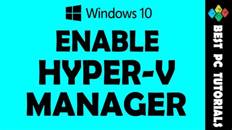 Hyper V Manager Hyper V Manager