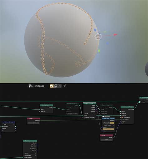 Orient Instance To Surface Underneath With Geometry Nodes Modeling