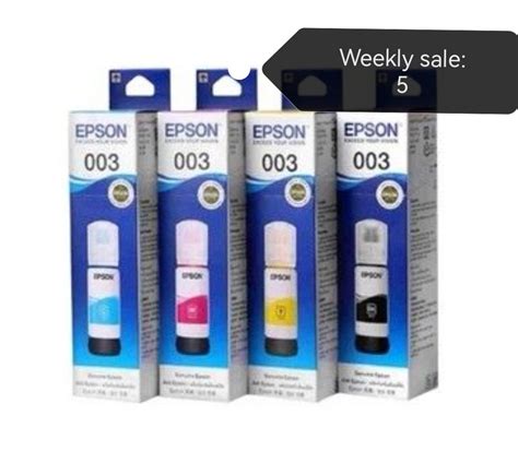 Epson Printer Ink 003 Computers And Tech Printers Scanners And Copiers On Carousell