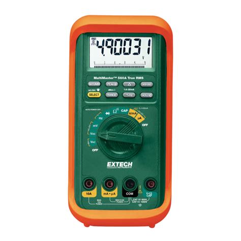 Flir Extech Instruments MultiMaster MM560A Manuals ManualsLib