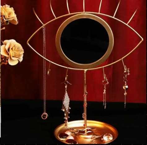 Eye Design Mirror Stand【c1004】 Craft Meow