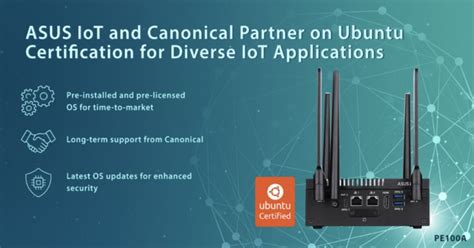 Asus Iot And Canonical Partner On Ubuntu Certification For Iot Applications Ubuntu
