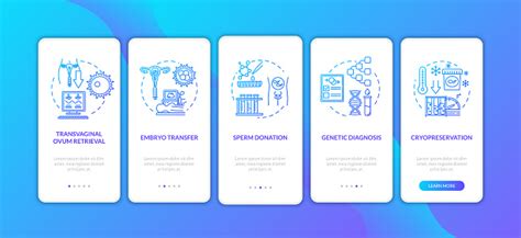 개념과 모바일 앱 페이지 화면을 재생합니다 초음파 검사 선별 절차 연습 5 단계 그래픽 지침 Rgb 색상 그림이 있는 Ui 벡터 템플릿 개념에 대한 스톡 벡터 아트 및 기타