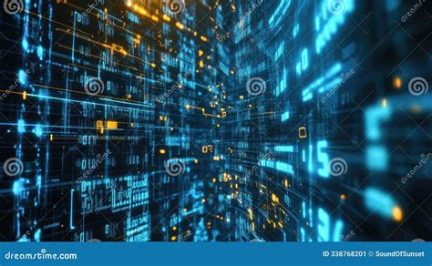 Digital Code Data Circuit Board And Cybersecurity Ai Cyberspace Programming And Information