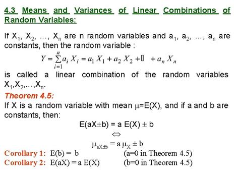 Chapter 4 Mathematical Expectation 4 1 Mean Of
