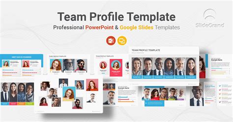 Team Profile Powerpoint Template Designs Slidegrand