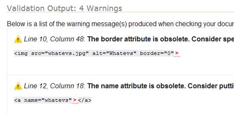 About Obsolete Features In HTML