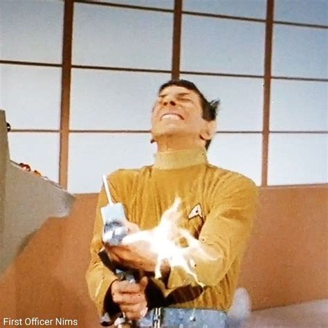 Leonard Nimoy In The Second Pilot Of Star Trek Where No Man Has Gone Before 1966 First Office