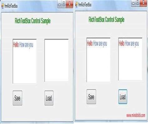 Richtextbox Control In Cnet Mindstick