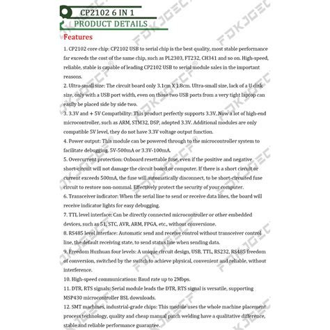 1pcs Cp2102 Usb To Uart Ttl Rs232 Usb Ttl To Rs485 Mutual Convert 6 In 1 Convert Module Serial