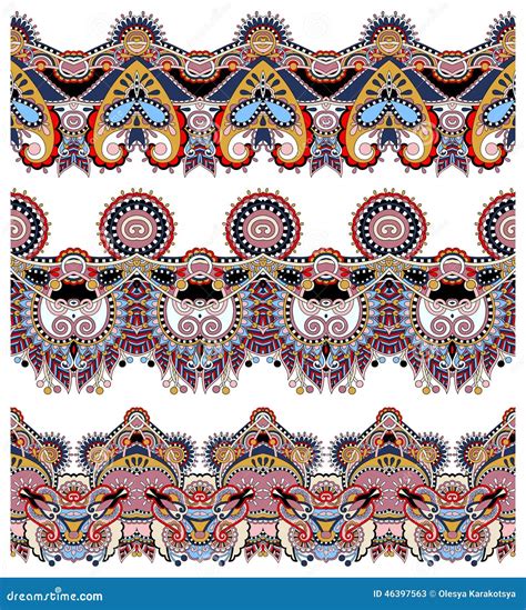 Seamless Geometry Vintage Pattern Ethnic Style Stock Vector Illustration Of Decorative