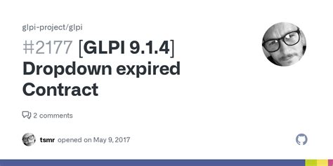 Glpi 914 Dropdown Expired Contract · Issue 2177 · Glpi Project