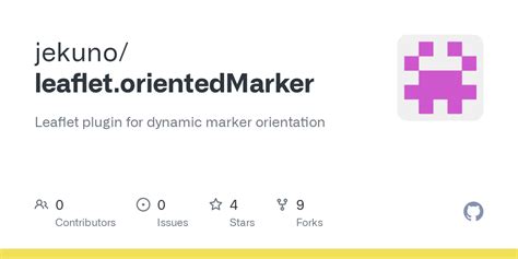 GitHub Jekuno Leaflet OrientedMarker Leaflet Plugin For Dynamic Marker Orientation