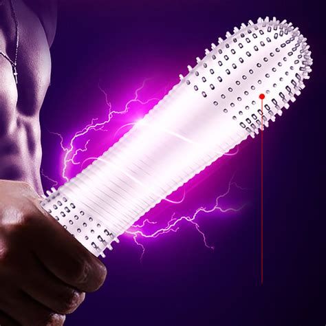 1pc Flexible Silicone Spike Condom Reusable Quality Type Permanent Enhance Bump Ebay