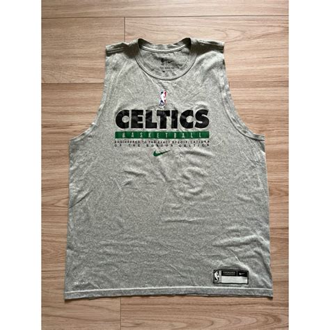 Nike Nba 波士頓塞爾提克 Boston Celtics球員版 訓練 背心 練習衣 Au Jayson Tatum 蝦皮購物