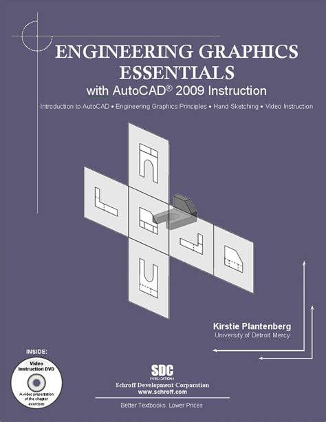 Engineering Graphics Essentials With Autocad 2009 Instruction Book 9781585034383 Sdc Publications