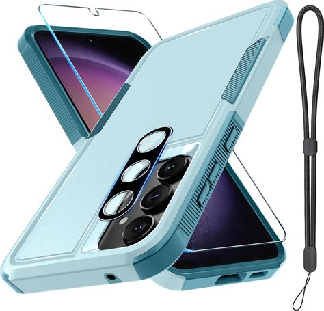 Amazon Com Leyi For Samsung Galaxy S Fe G Case With Tempered Glass Screen Protector Pcs