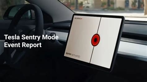 How To View The Tesla Sentry Mode Event Report Ev Seekers