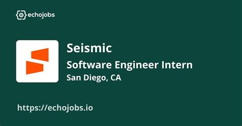 Seismic Is Hiring Software Engineer Intern Front End Back End Dev