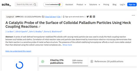 A Catalytic Probe Of The Surface Of Colloidal Palladium Particles Using