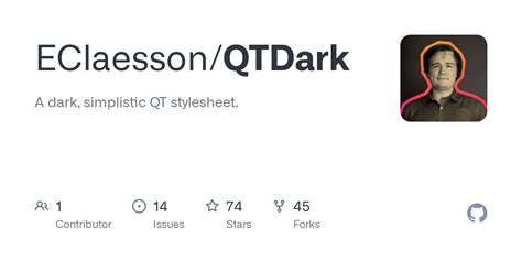 Github Eclaessonqtdark A Dark Simplistic Qt Stylesheet