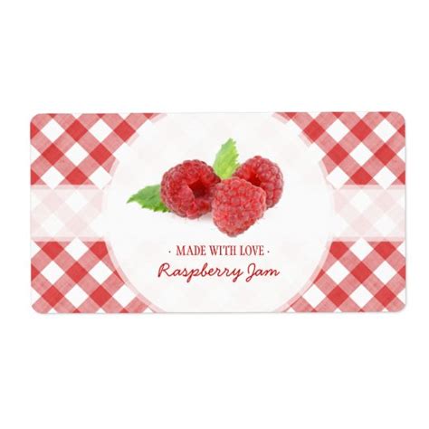 Raspberry Jam Label