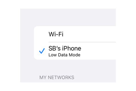 How To Turn Off Low Data Mode When Connected To IPhone Hotspot MacReports