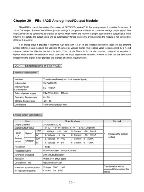 Chapter 20 Pdf Programmable Logic Controller Analog To Digital