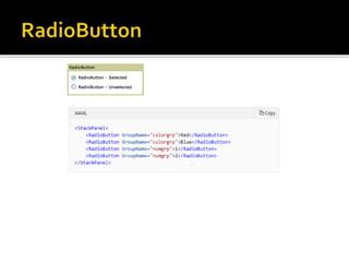 Lesson Wpf Controls Pptx
