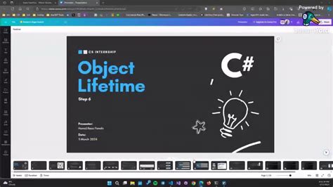 Hamid Reza Panahi On Linkedin Cs Internship Step 6 Object Lifetime