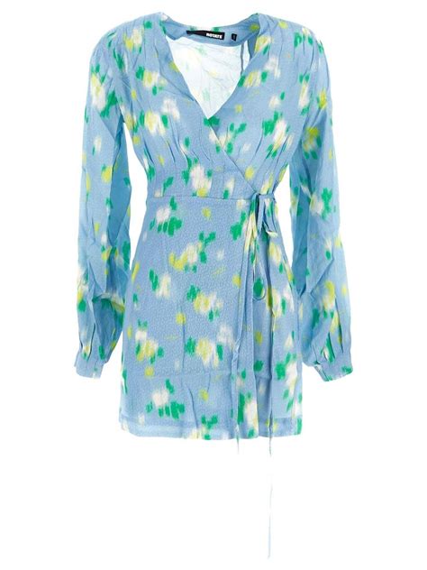 Rotate Jacquard Wrap Dress Rotate Birger Christensen