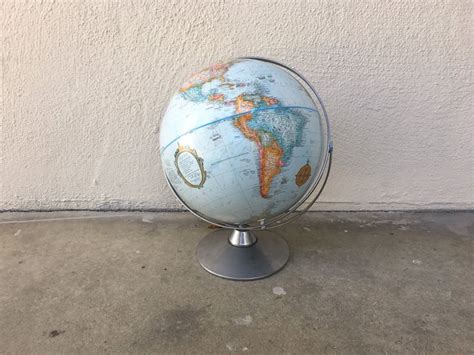 Vintage Mcm Replogle Globe 1970s World Classic Series