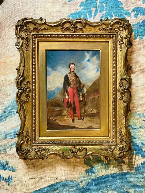 Proantic Early 19th Century Portrait Of John Michael Henry Fock 3rd B